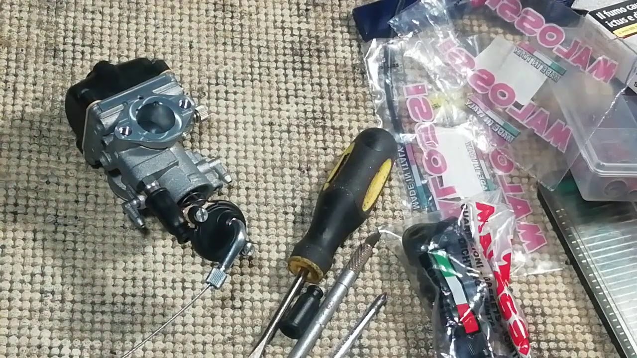 Come assemblare il carburatore PHBG 19 x carter mp one - YouTube
