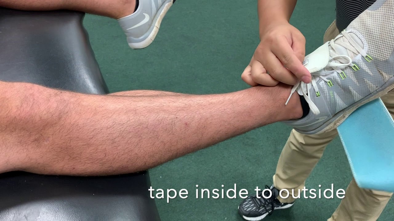 How to tape figure eight - YouTube