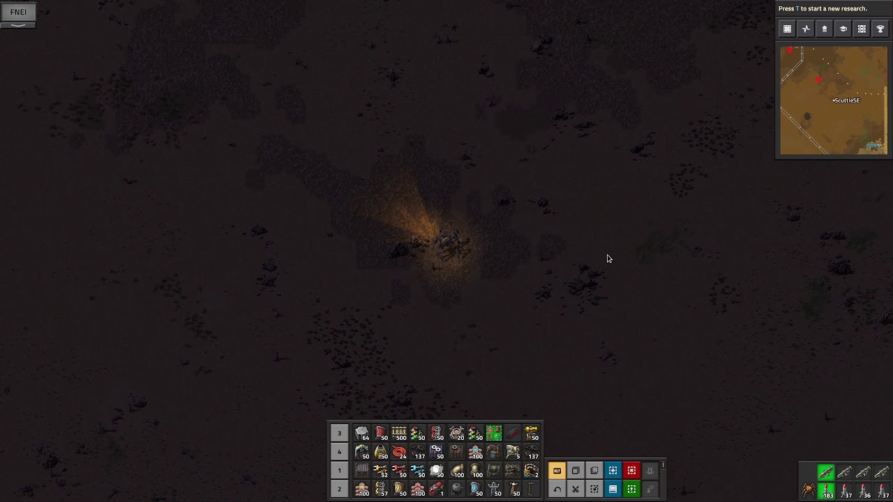 Factorio - Spidertron decimating biter nest - YouTube