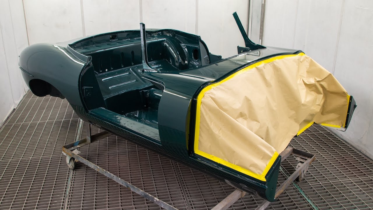 Jaguar E-type Roadster Restoration | British Racing Green - YouTube