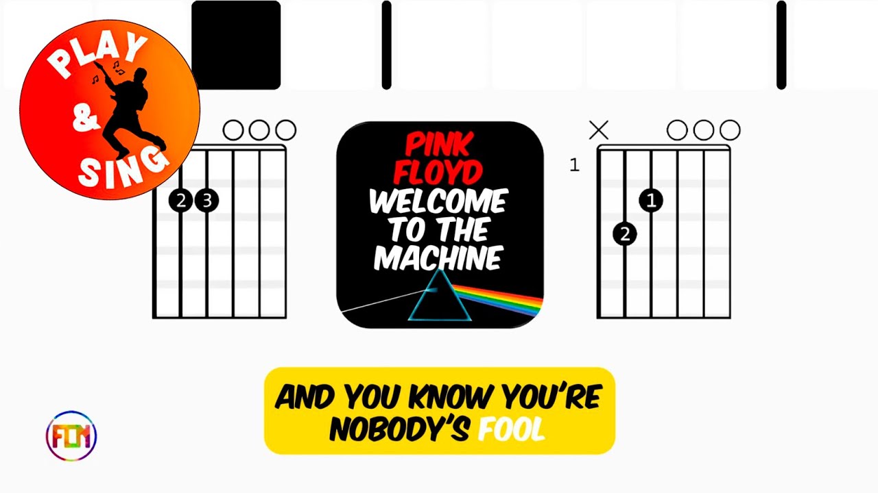 Pink Floyd - Welcome To The Machine | Scrolling Guitar Chords & Lyrics ...