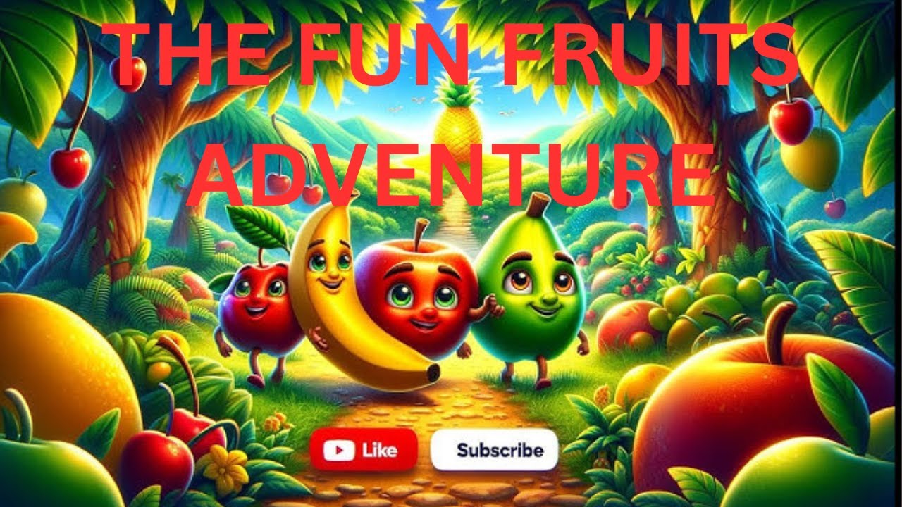 The fun fruits adventure poem songs //the fun fruits adventure rhymes ...