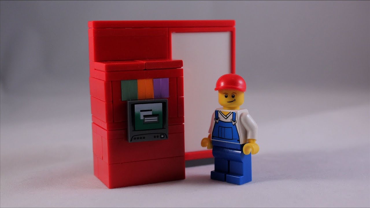 LEGO Tutorial: How to Build a DVD Dispenser - YouTube