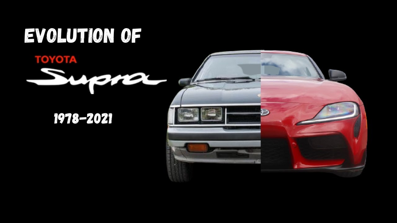 Evolution of Toyota Supra (1978-2021) l টয়োটা সুপ্রার বিবর্তন - YouTube