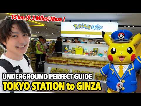 Tokyo’s Secret 15km (9.3 miles) Underground Maze Walking Tour! (Tokyo Station to Ginza)