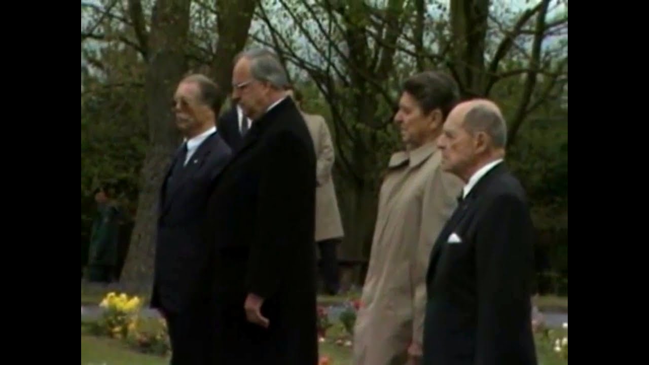 Ronald Reagan visited a Cemetery with SS (Nazi) graves - YouTube