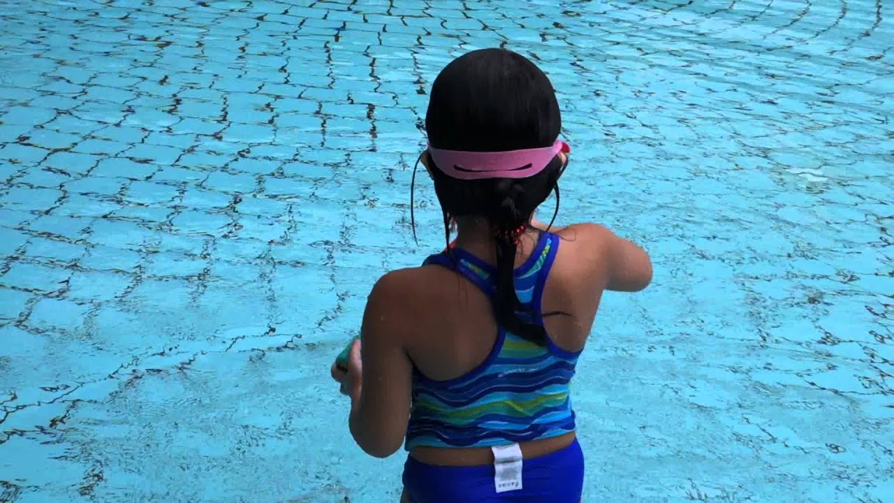 2014 Aug Sid's 1st Real Swim - YouTube
