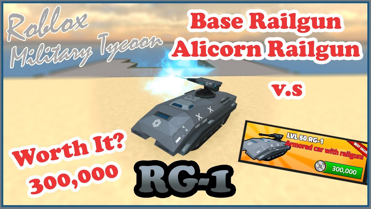 RG-1 vs All Other Railguns, Worth It At 300,000 Elite Coins? Military ...