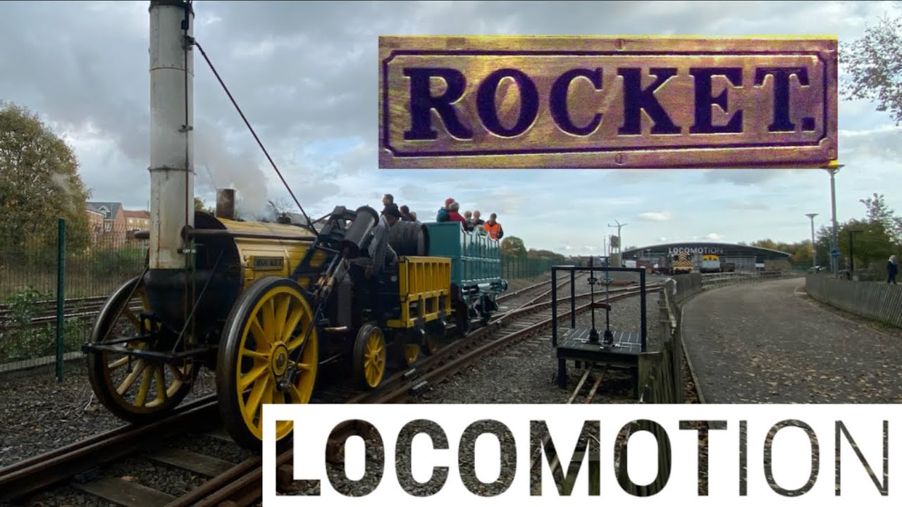 Stephenson’s Rocket replica in steam at Locomotion - 25 October 2022 ...