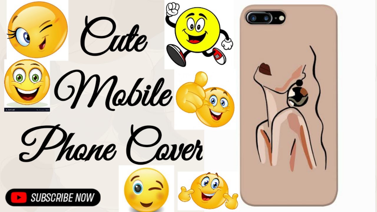 How to Draw a Cute Cell Phone Cover | Learn Step by Step - YouTube