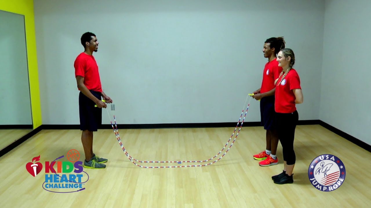 Kids Heart Challenge Double Dutch Skills #4 - YouTube