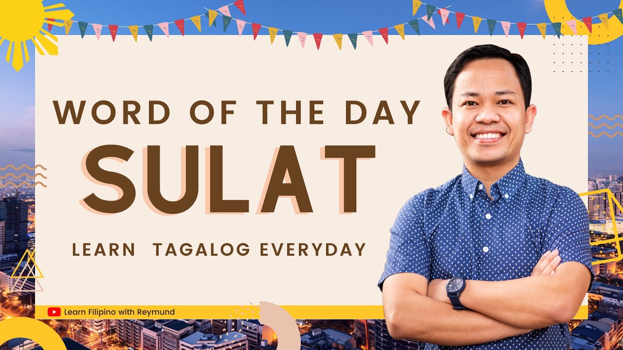 Sulat Write TAGALOG WORD OF THE DAY YouTube sulat-write-tagalog-word-of-the-day-youtube