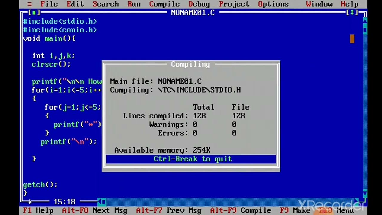 How to make square in C program - YouTube