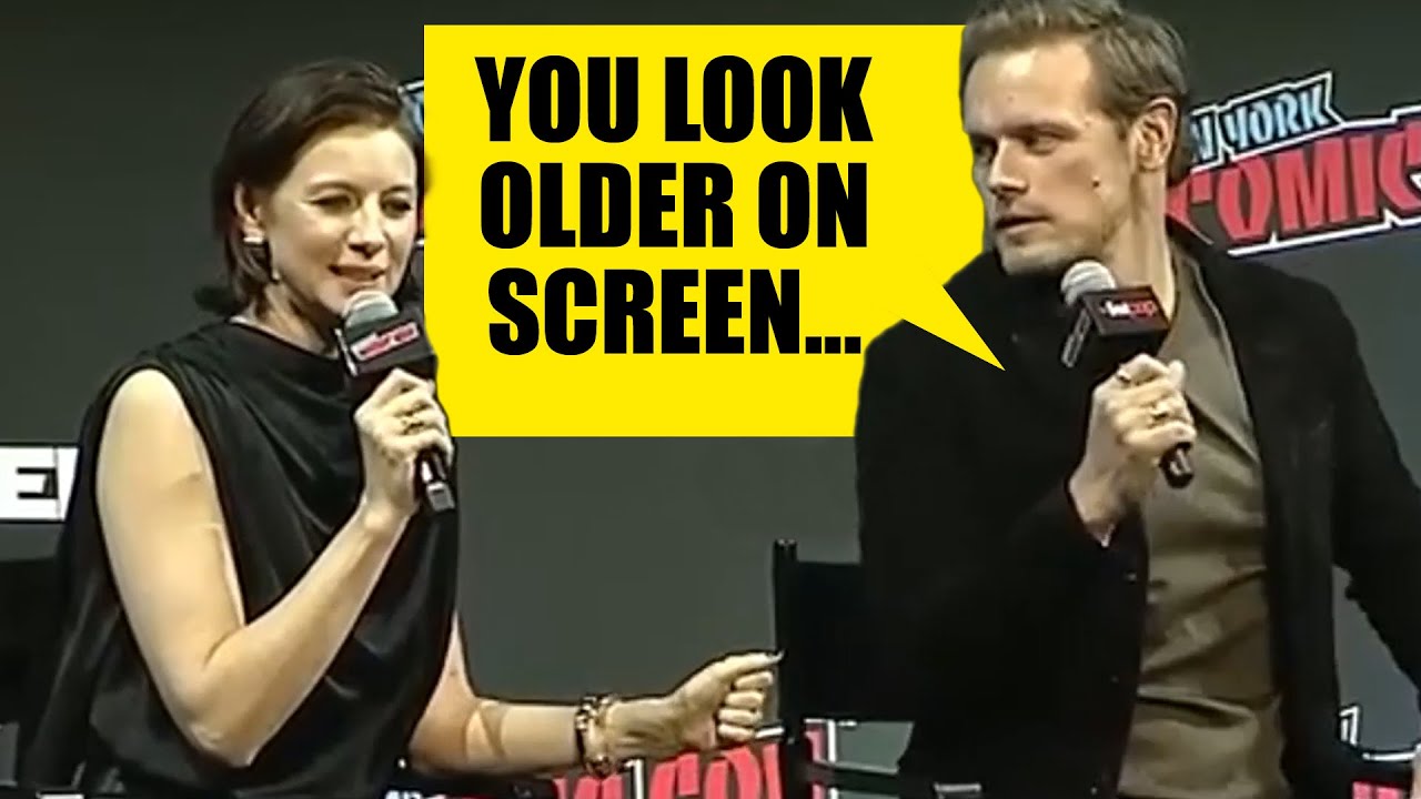 Adorable Sam & Caitriona Chemistry: Outlander Season 7 Interviews - YouTube