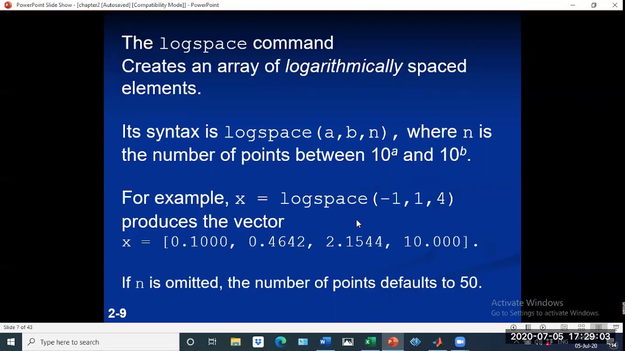 Matlab Ch2 L1 HB - YouTube