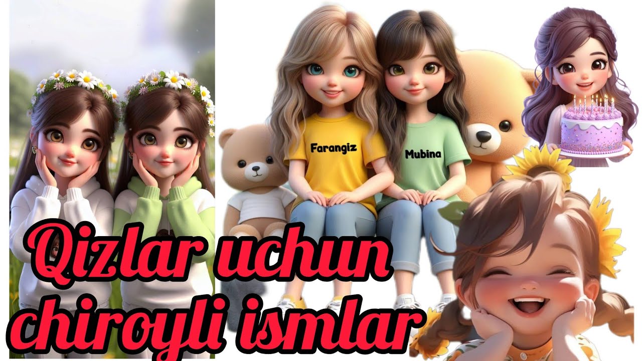 eng chiroyli ismlar - YouTube