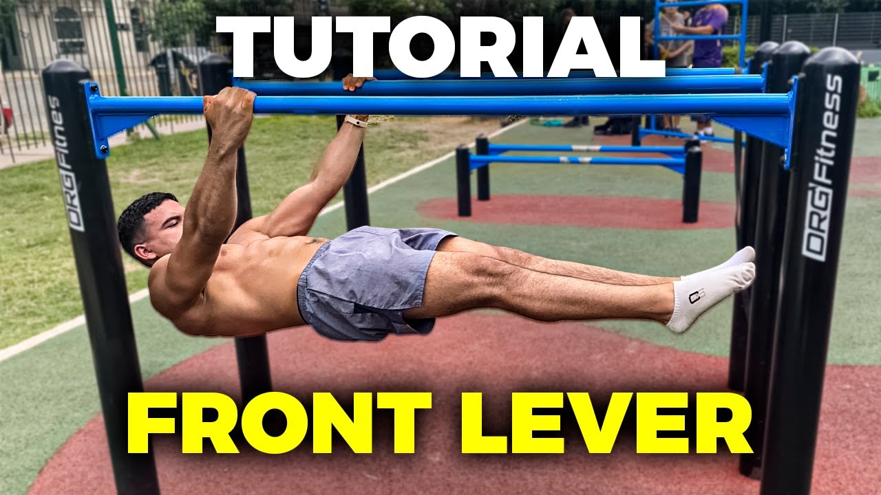 TUTORIAL de como EMPEZAR con el FRONT LEVER - YouTube