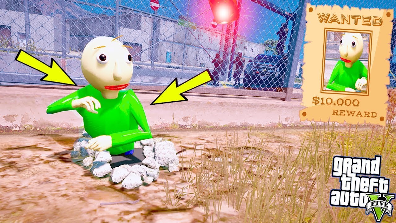 BALDİ ÇOK ZOR HAPİSTEN KAÇIŞ GÖREVİ! - GTA 5 - YouTube