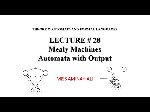 Lecture # 28 | Mealy Machines | Theory of Automata and Formal Language ...