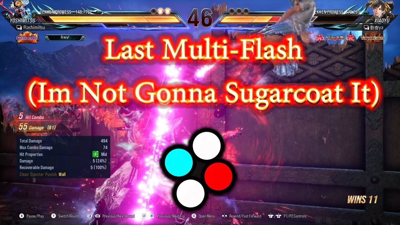 Yoshimitsu's Last Multi-Flash (Im Not Gonna Sugarcoat It!) - Tekken 8 ...