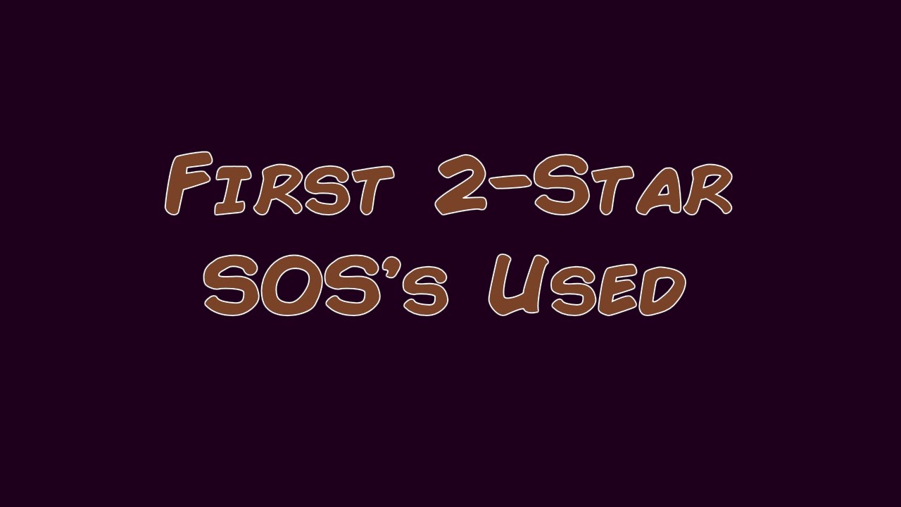 TTR: First Used 2-STAR SOS CARDS - YouTube