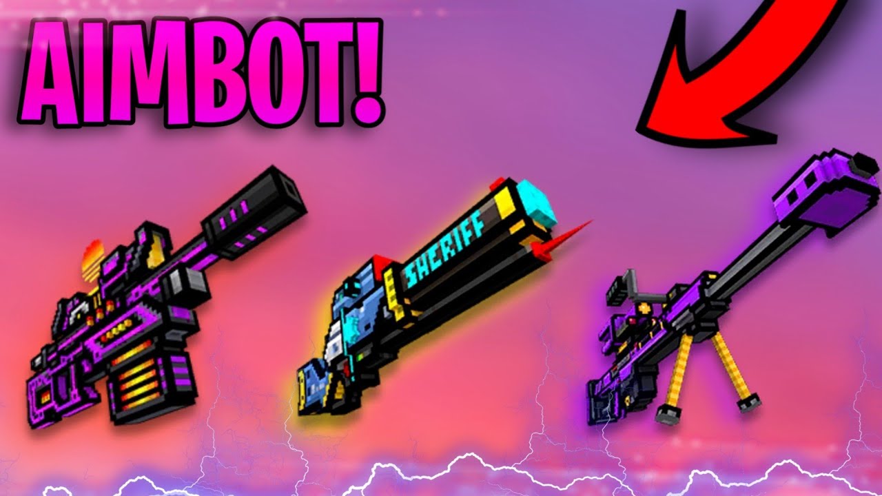 These Snipers GIVE You AIMBOT In Pixel Gun 3D!? - YouTube