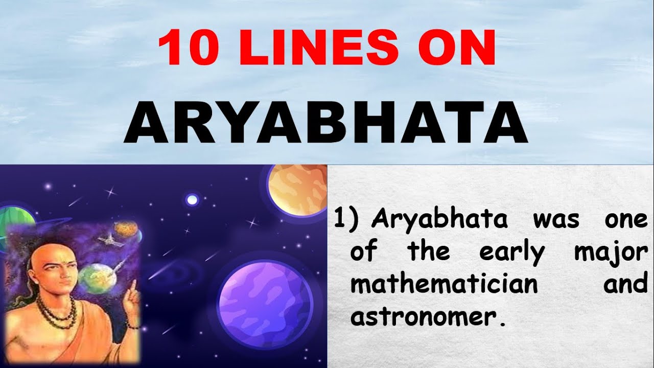 10 Lines on Aryabhata in English | Few Sentences about Aryabhata in ...