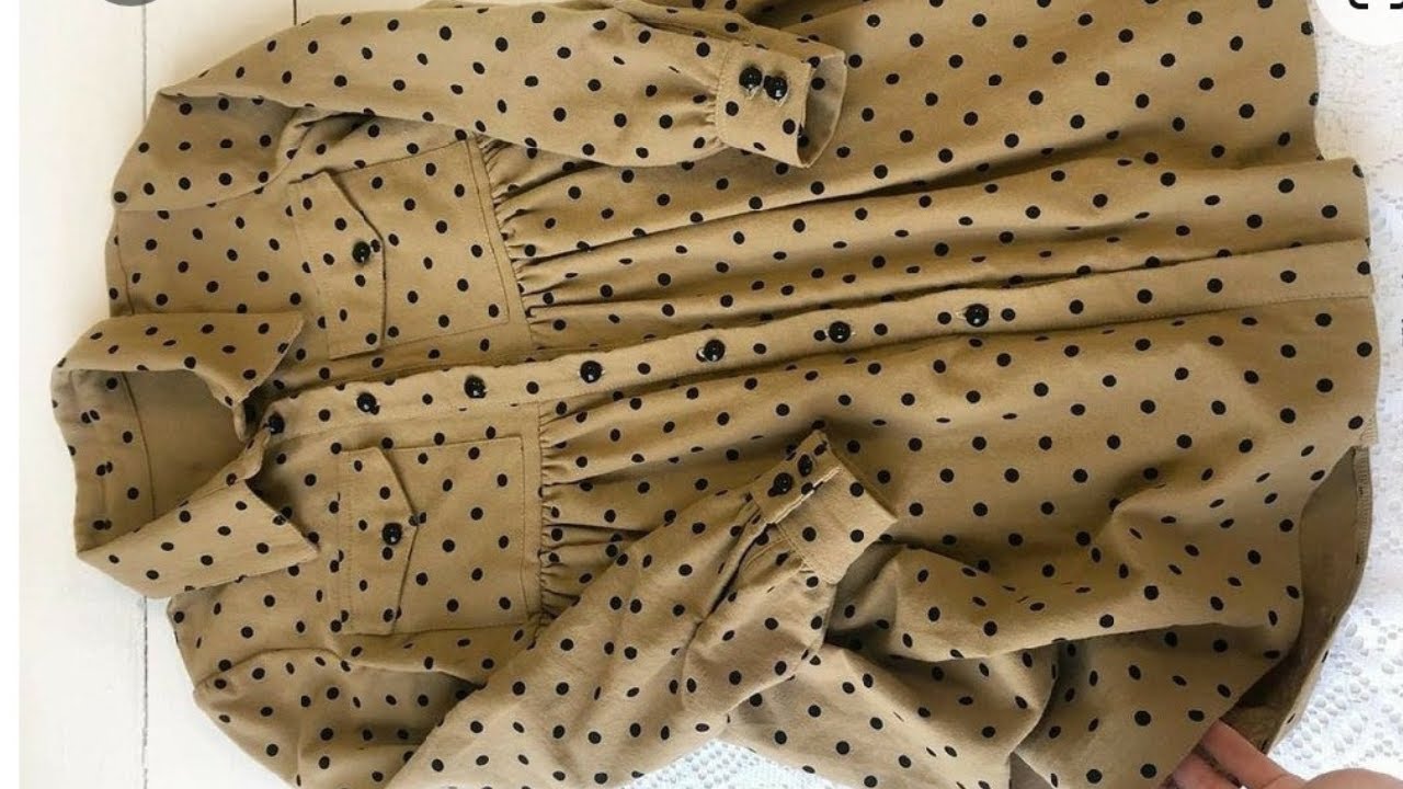 How to sew frock #beautiful front open frock #stylish #latest #party ...