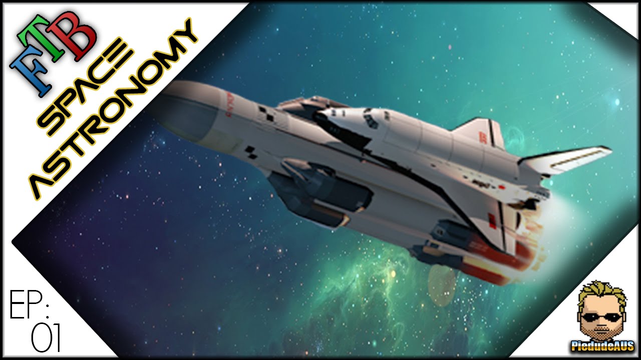 Minecraft - Space Astronomy - FTB - Ep01 - Getting a foothold, on earth ...