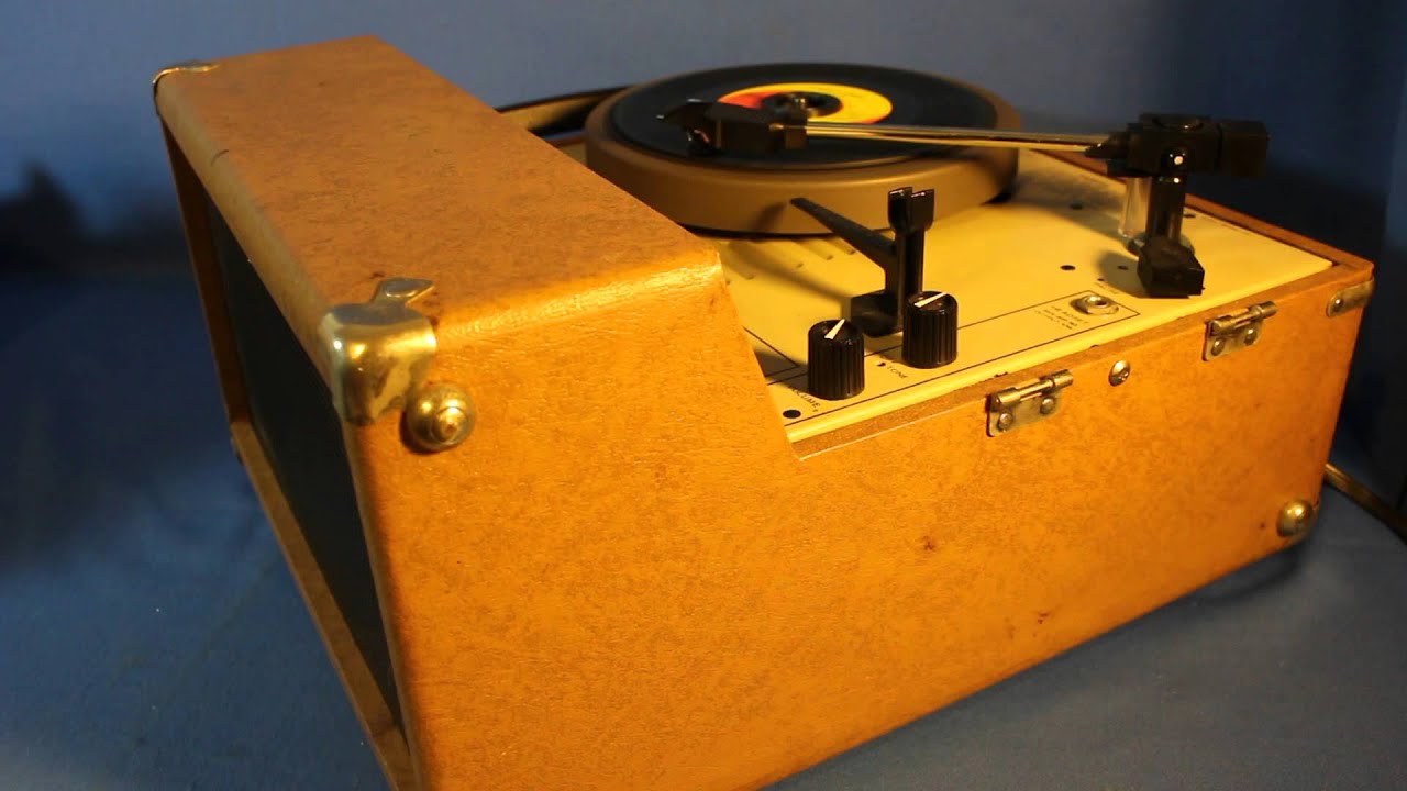 Vintage Audiotronics 304A classroom record player - YouTube