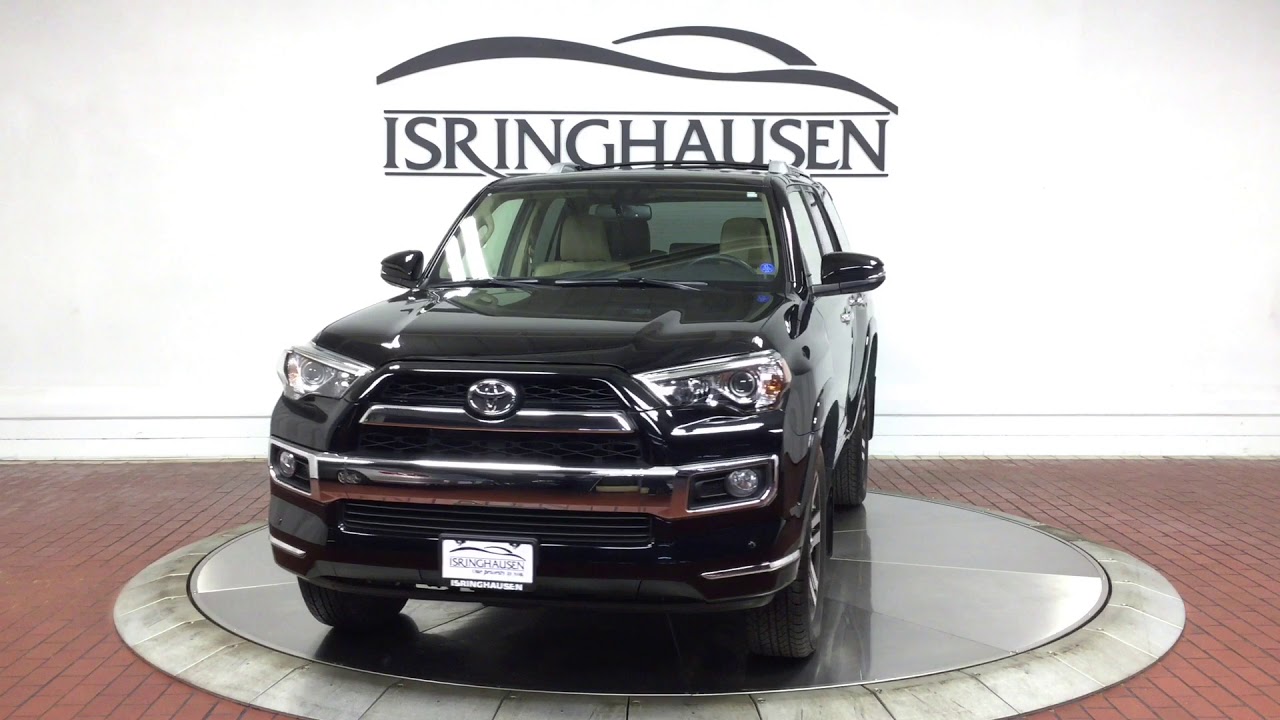 2018 Toyota 4Runner Limited in Midnight Black Metallic - 543592 - YouTube
