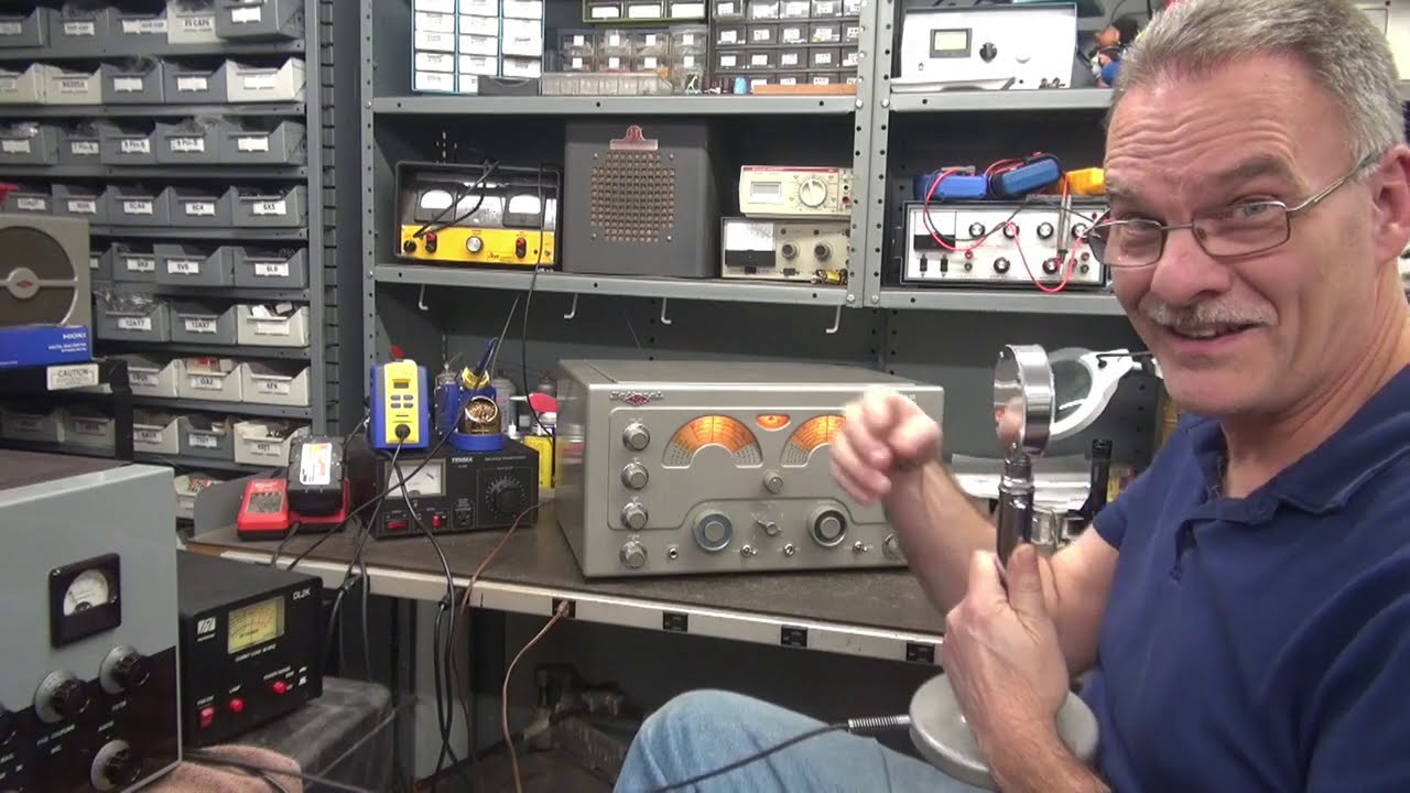 Johnson Viking II Ham AM CW Tube Transmitter Restoration Repair ...