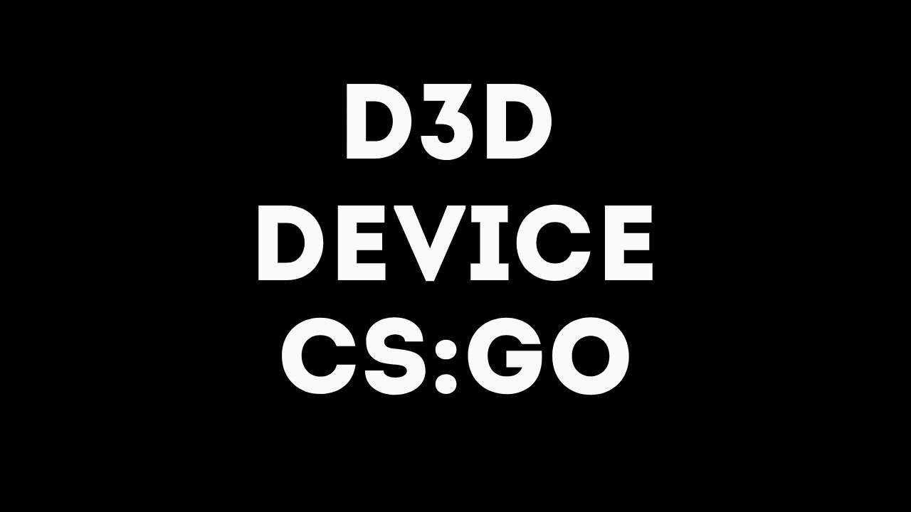 d3d device - YouTube