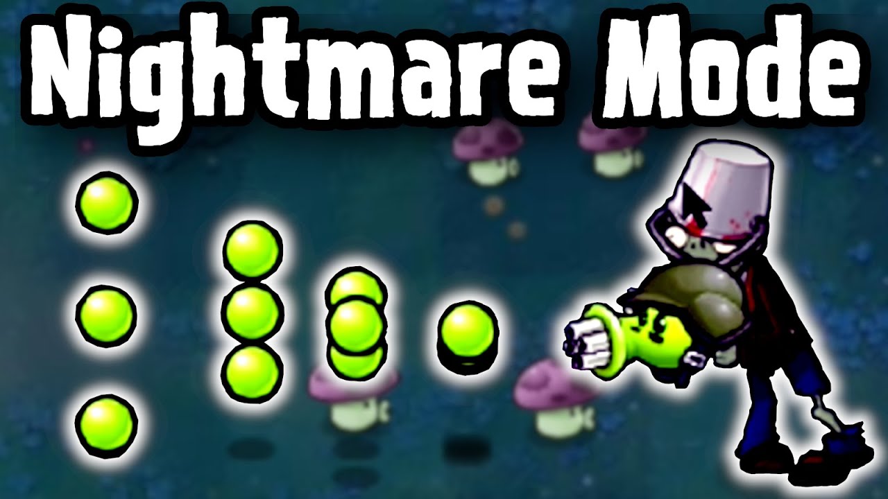 Plants Vs Zombies NIGHTMARE Mode! (PvzOri?ginal) Part 1 - YouTube