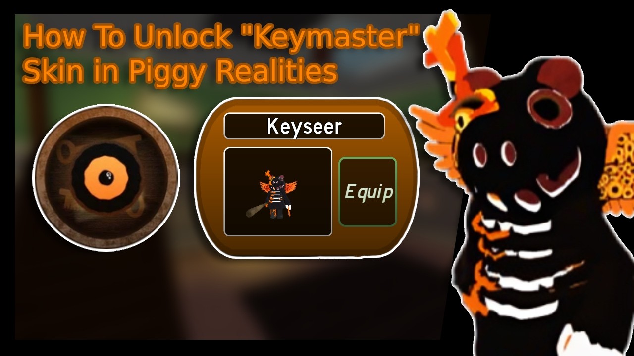 How To Unlock "Keymaster" Skin in Piggy Realities - YouTube