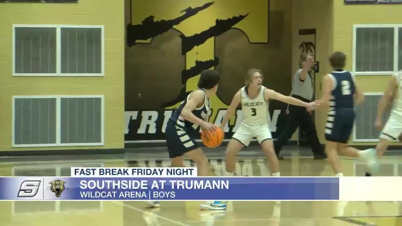 Fast Break Friday Night (1/19/24): Southside boys beat Trumann - YouTube