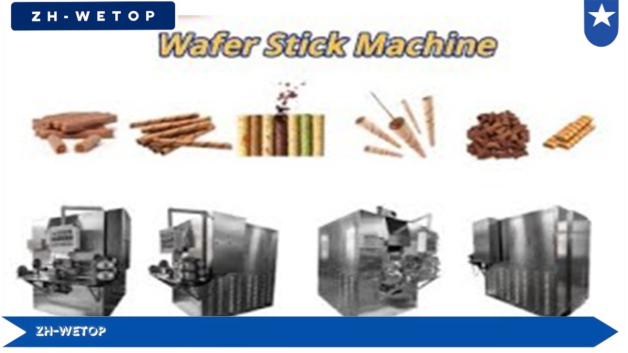 Automatic Rolled Wafer Machinery in Production - YouTube