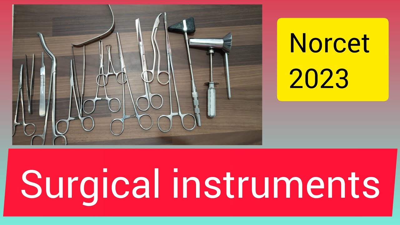 Basic Surgical instruments#norcet2023 #nursing #doctor - YouTube