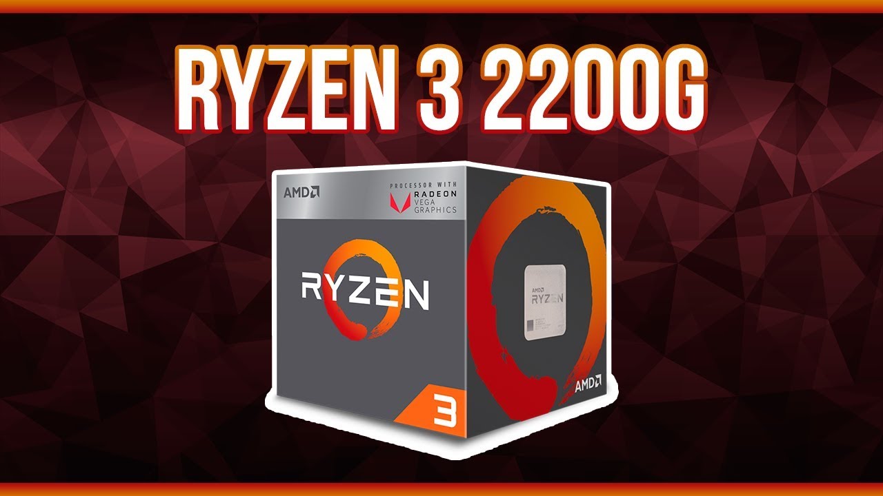 Benchmark RYZEN 3 2200G - YouTube