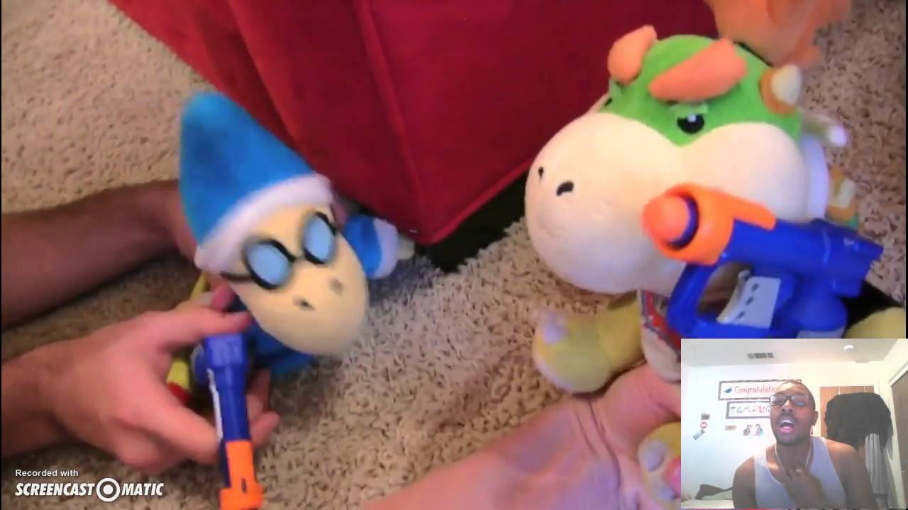 Reaction: SML Short: Bowser Junior's Nerf War! - YouTube