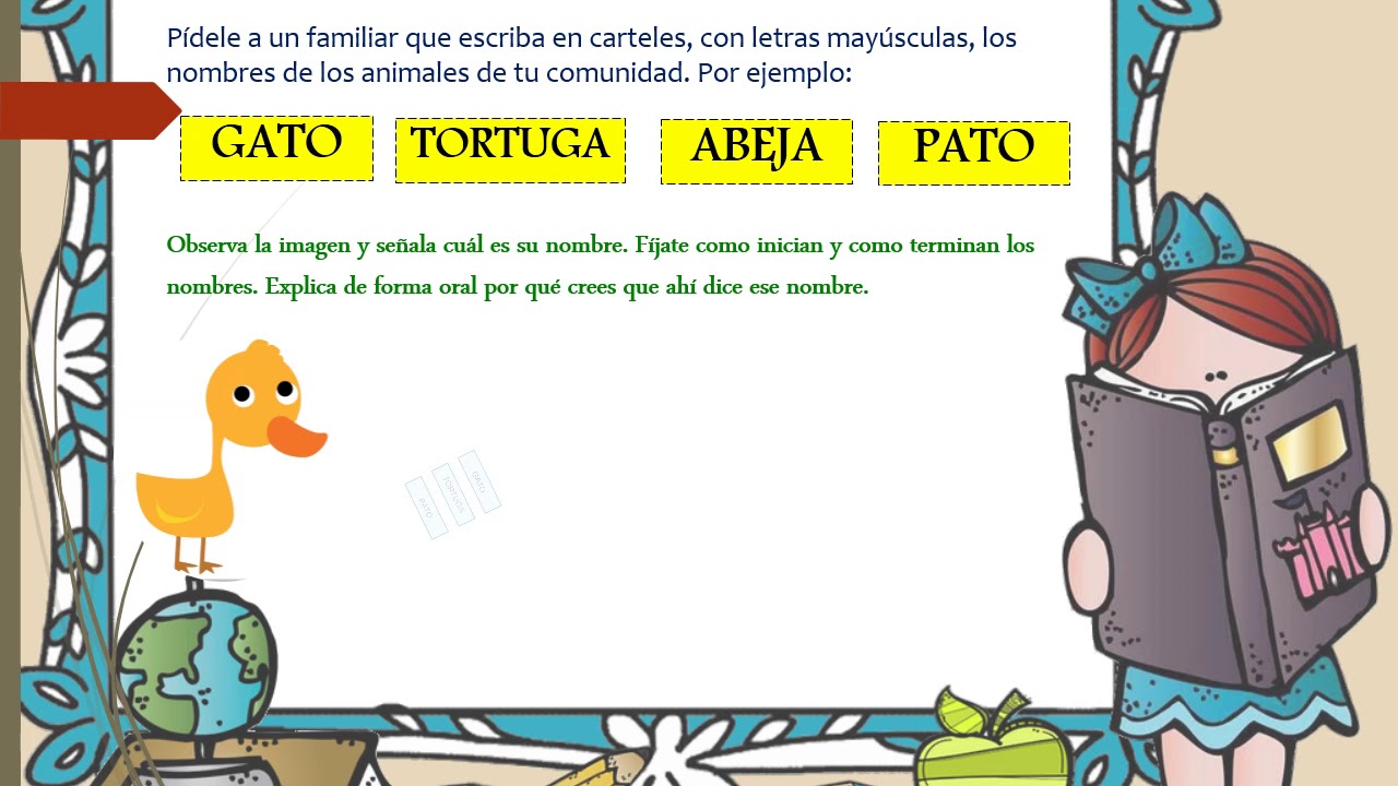 LEEMOS TÍTULOS PARA ORGANIZAR Y PRESENTAR EL ÁLBUM DE LOS ANIMALES ...