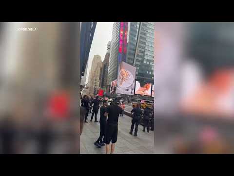 New video shows moments before NYPD shoots woman who stabbed 2 people in Times Square