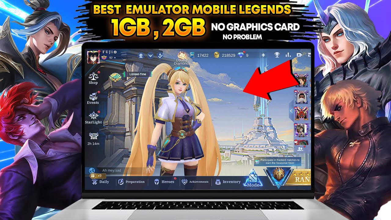 The best emulator & setting for low end pc Mobile Legends (1gb, 2gb ram ...