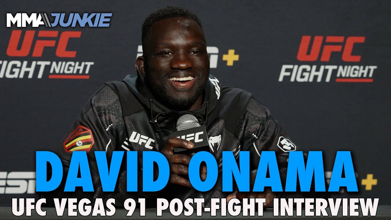 David Onama Explains Weight Miss, Thought He Beat Jonathan Pearce 'At ...