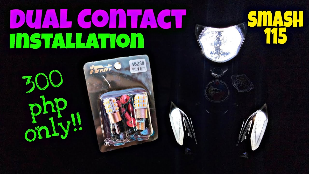 Dual Contact Led Signal Light Installation - Smash 115 - YouTube