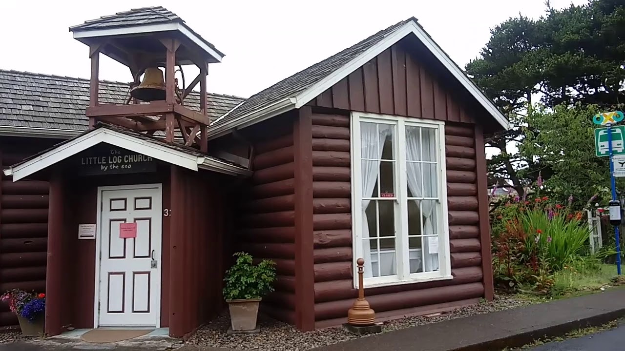 historic Log Cabin Church, Yachats OR - YouTube