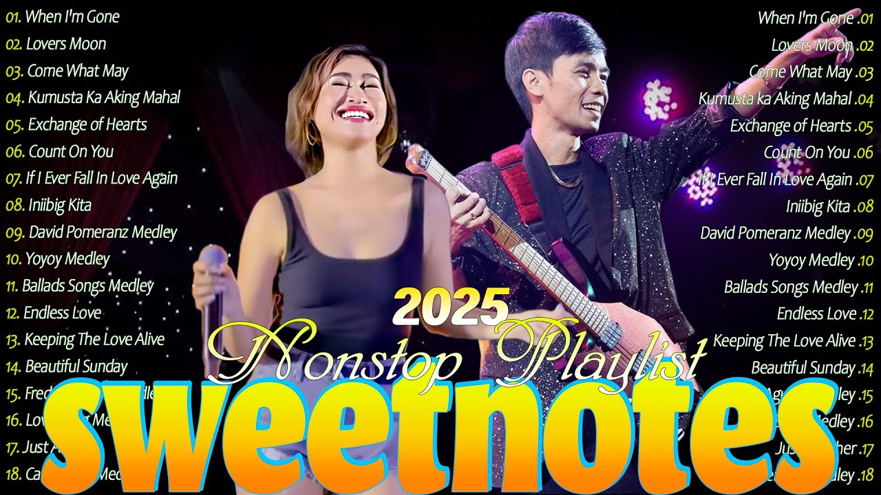 SWEETNOTES Music Live Tagalog Love Songs🌈Sweetnotes Nonstop Playlist ...