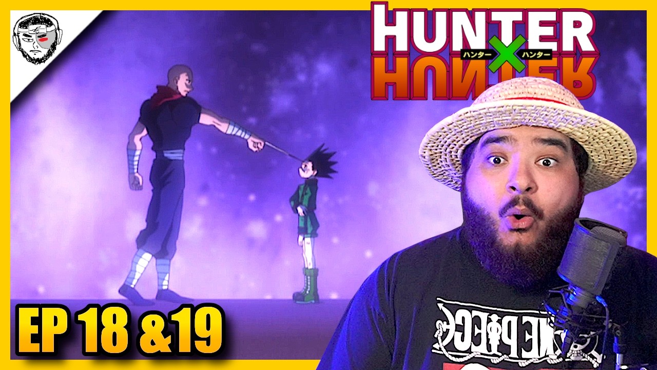 GON VS HANZO! - First Time Watching Hunter x Hunter (18 & 19) - YouTube
