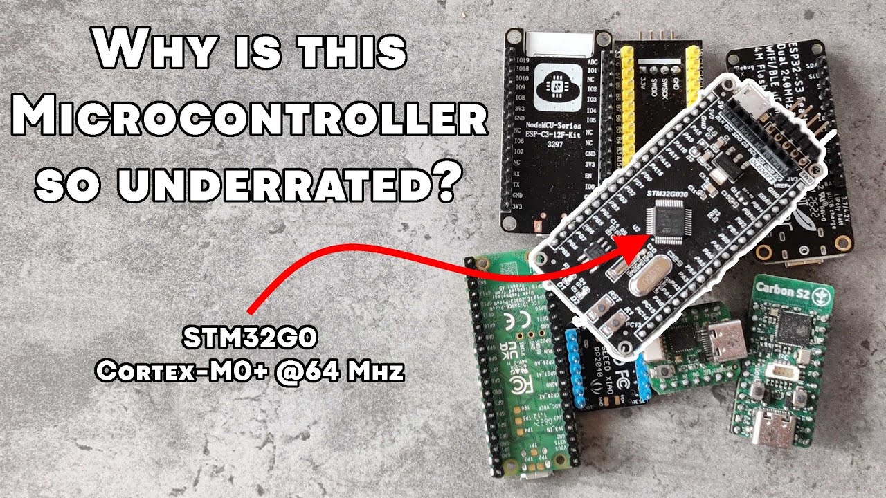 Why Is This Microcontroller So Underrated Stm32g030 Cortex M0 Youtube