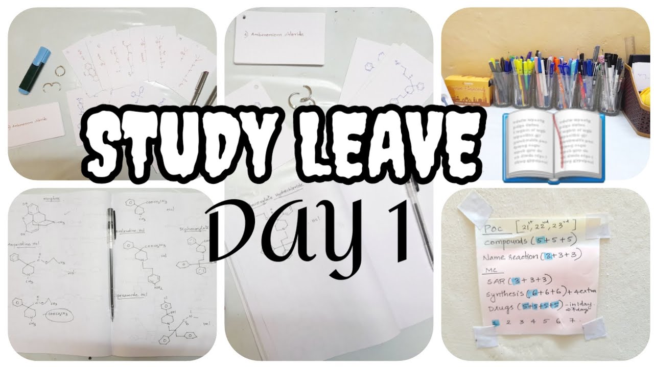 STUDY LEAVE , DAY 1 !!! - YouTube